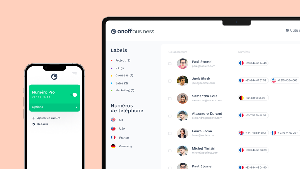 Application Onoff Business