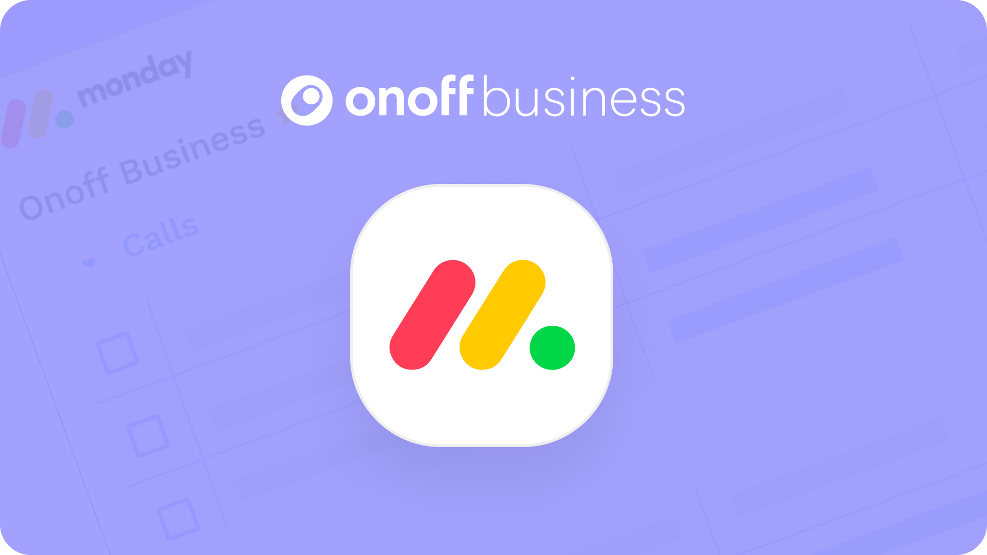 Intégration Onoff Business avec Monday